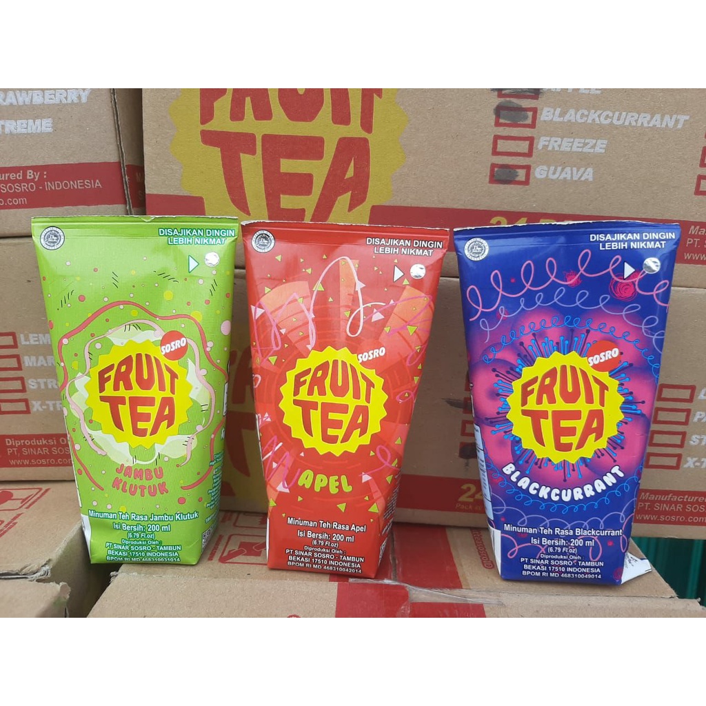 Jual Fruit Tea Sosro 200ml | Shopee Indonesia