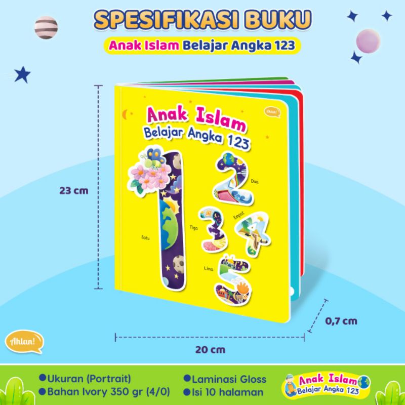 Jual Anak Islam Belajar Angka 123 (Boardbook) | Shopee Indonesia