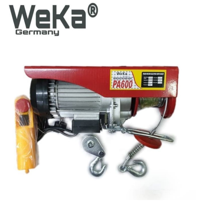 Jual mini hoist PA 800 kg x 12 meter sling WEKA GERMANY KATROL LISTRIK ...