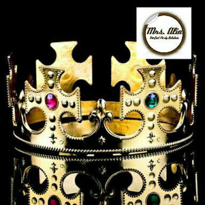 Jual Mahkota Raja Gold / Topi Ulang Tahun / Souvenir Ulang Tahun ...
