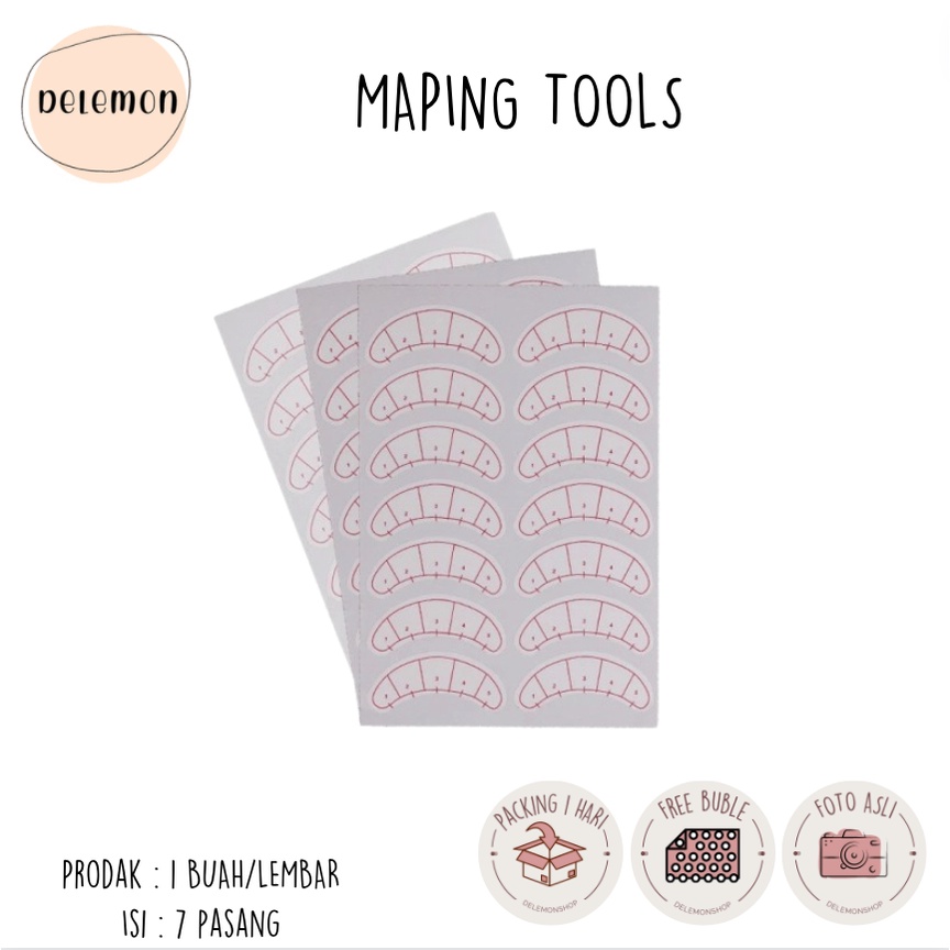 Jual EYEPATCH STICKER / MAPPING TOOLS STICKER / 7 pasang sticker label ...