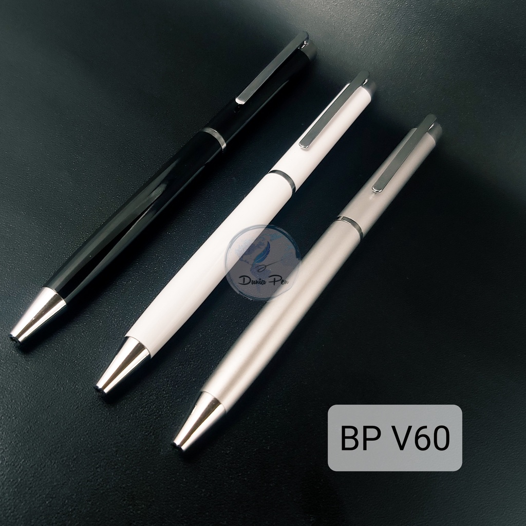 Jual Ballpoint Besi V60, Pen Metal Pulpen Promosi Bisa Grafir Logo ...