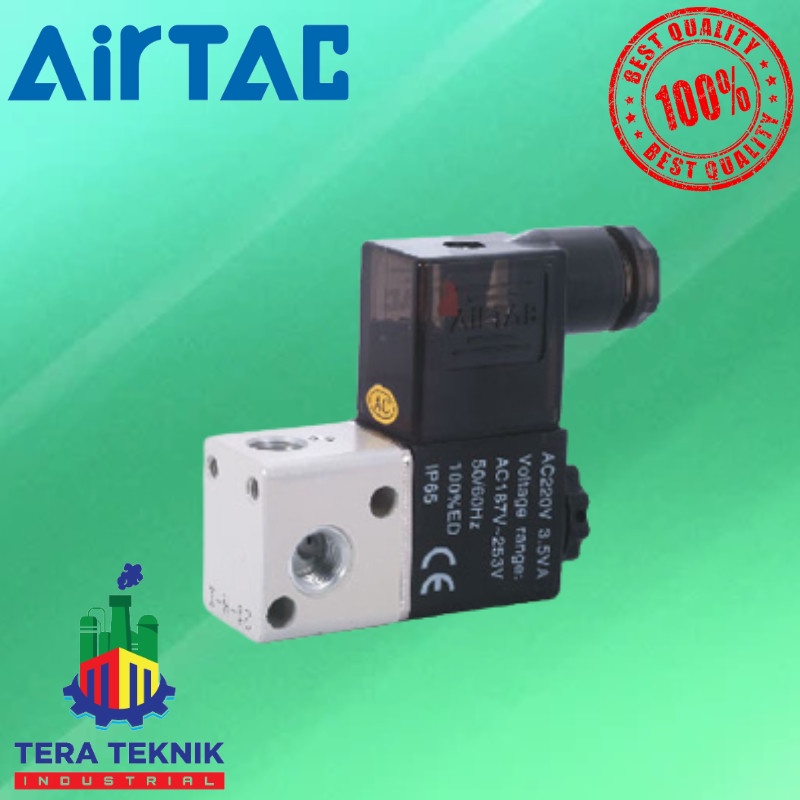 Jual Solenoid pneumatic AIRTAC 3V1-06 (READY STOCK) | Shopee Indonesia