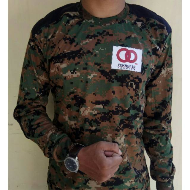Jual Baju Loreng Lapangan Lengan Panjang Tentara | Shopee Indonesia