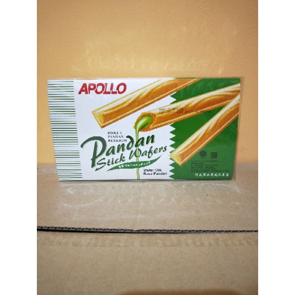 Jual Apollo Wafer Stick Coklat Strawberry Pandan / Apollo Bubbles ...