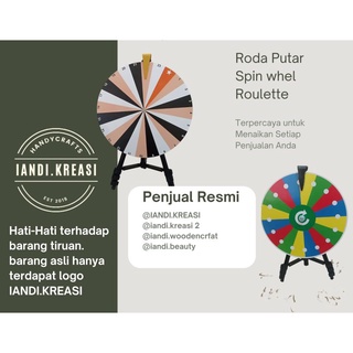 Jual RODA UNDIAN/ RODA PUTAR/MAINAN EDUKASI/ wheel of fortune/lucky ...