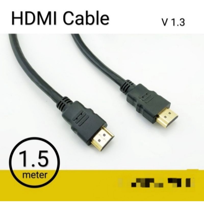 Jual NewKabel HDMI 1,5m V1.3-HDMI Cable 1,5meter | Shopee Indonesia