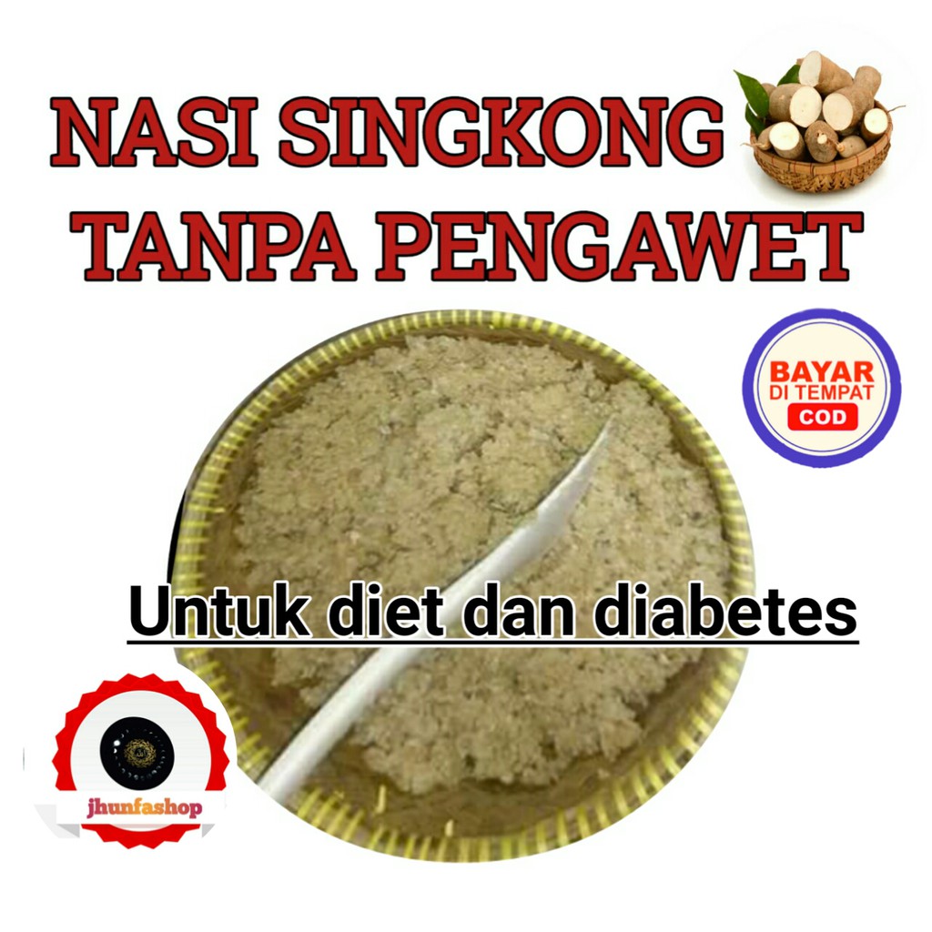 Jual Nasi singkong oyek sego tiwul 1kg tanpa pengawet | Shopee Indonesia