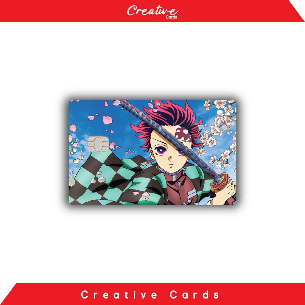 Jual Stiker Sticker Garskin Kartu Atm Skin Card Anime - KIMETSU NO ...