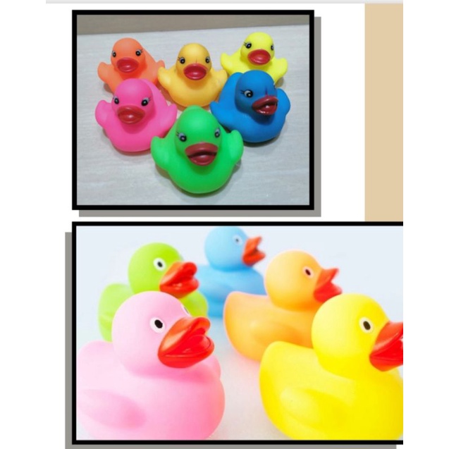 Jual Mainan Bebek Mandi Karet Isi 6 Pcs / Mainan Anak Anak Bebek Karet ...