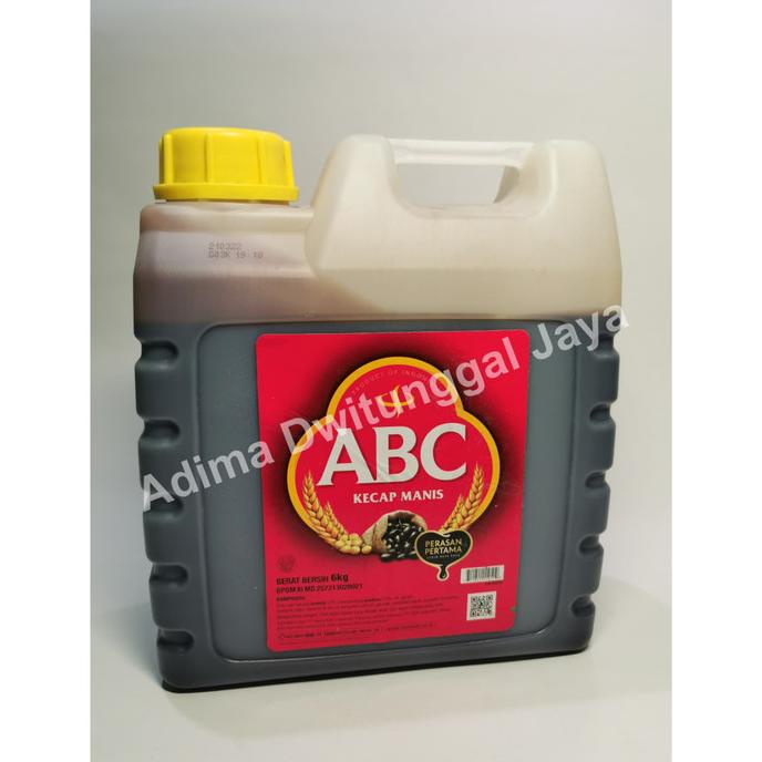 Jual Kecap Manis ABC Dirigen / Jerigen / Galon 6 kg | Shopee Indonesia