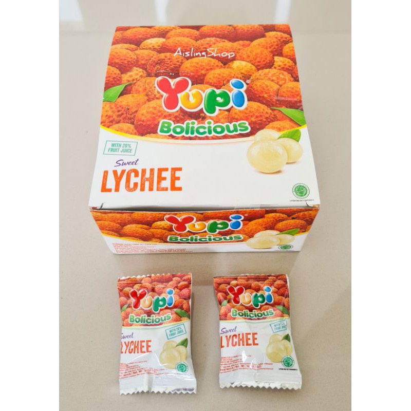 Jual YUPA Yupi Bolicious LECI 1box isi 24pcs - PERMEN YUPI JAJAN ...