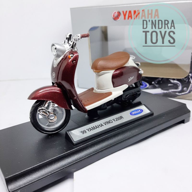 Jual Diecast Motor 99 YAMAHA VINO YJ50R Miniatur Motoran Scuter Matic ...