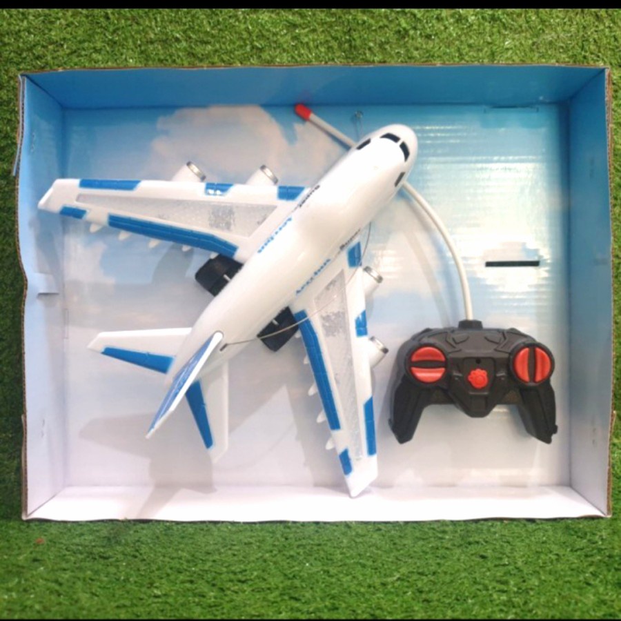 Jual mainan pesawat Remote Kontrol airbus remot mainan remot anak ...