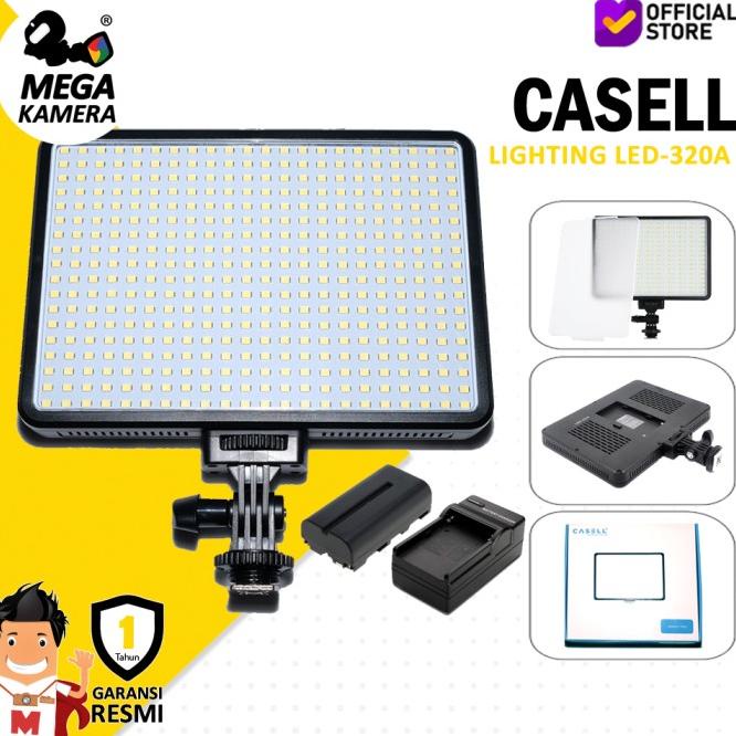 Jual Casell Ultra-Thin Led-320A Video Light Dimmable Bi-Color - Camera | Shopee Indonesia