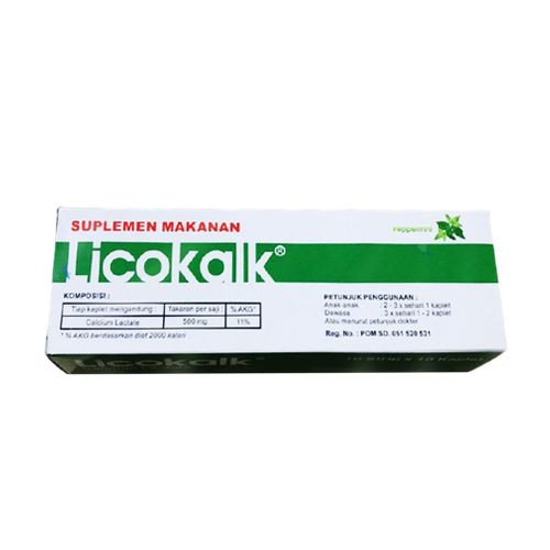 Jual Licokalk Box 100 Kaplet | Shopee Indonesia