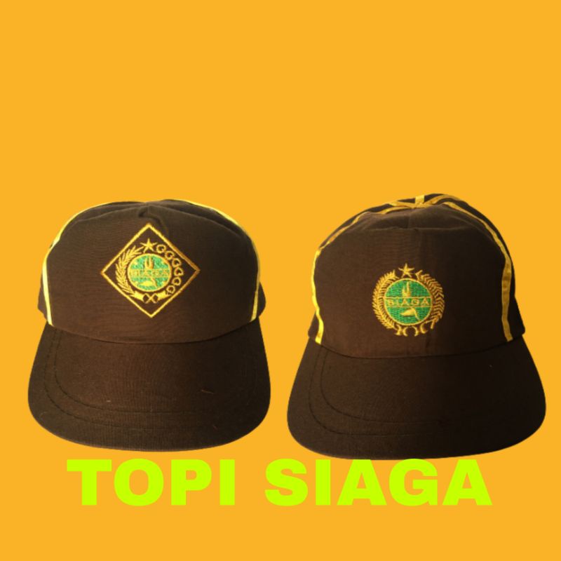 Jual Topi Siaga Bordir Pramuka ~per pcs~ / Topi Siaga Pramuka / Topi ...