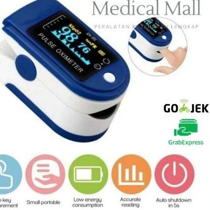 Jual ♤ [] Oximeter Pulse Digital Fingertip Oxymeter Bersertifikat ...