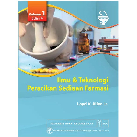 Jual Buku ORI - Buku Ilmu & Teknologi Peracikan Sediaan Farmasi Volume ...