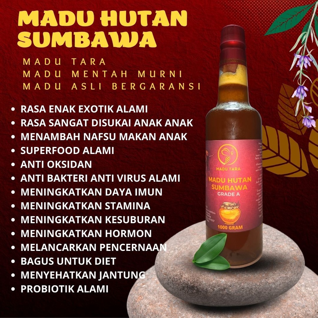 Jual MADU HUTAN SUMBAWA MADU ASLI MADU MENTAH MURNI RAW HONEY MADU TARA ...