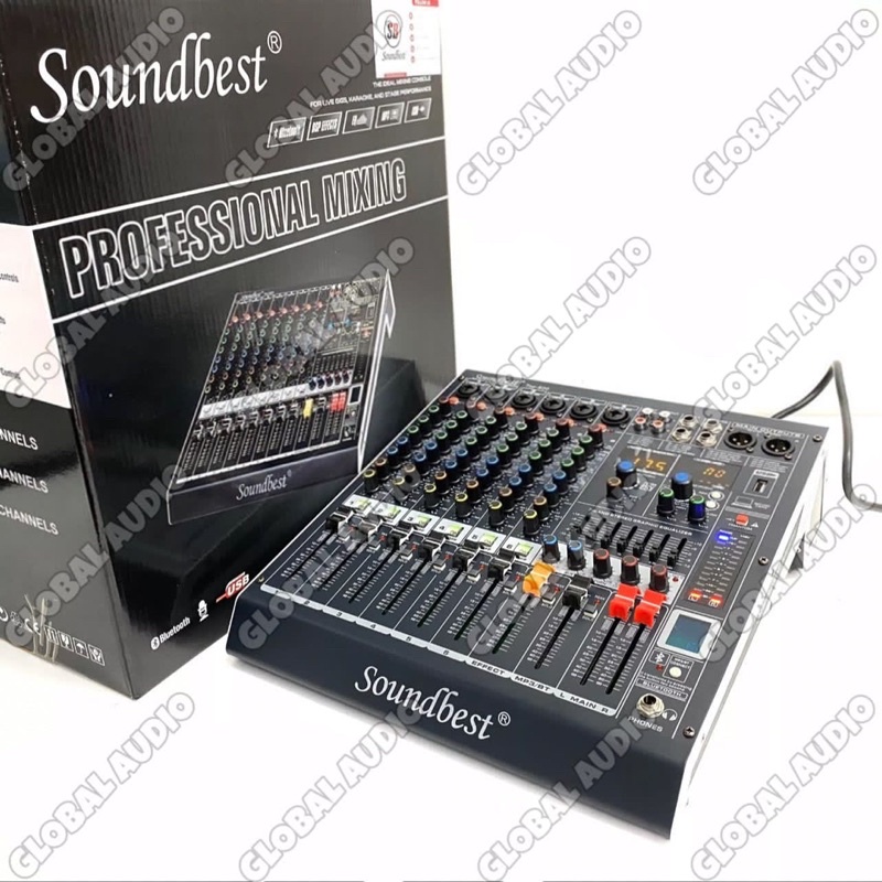 Jual Mixer SoundBest Top 600 Original 6 Channel Bluetooth - USB Recording Top600 Mixing 6 ( Bisa ...
