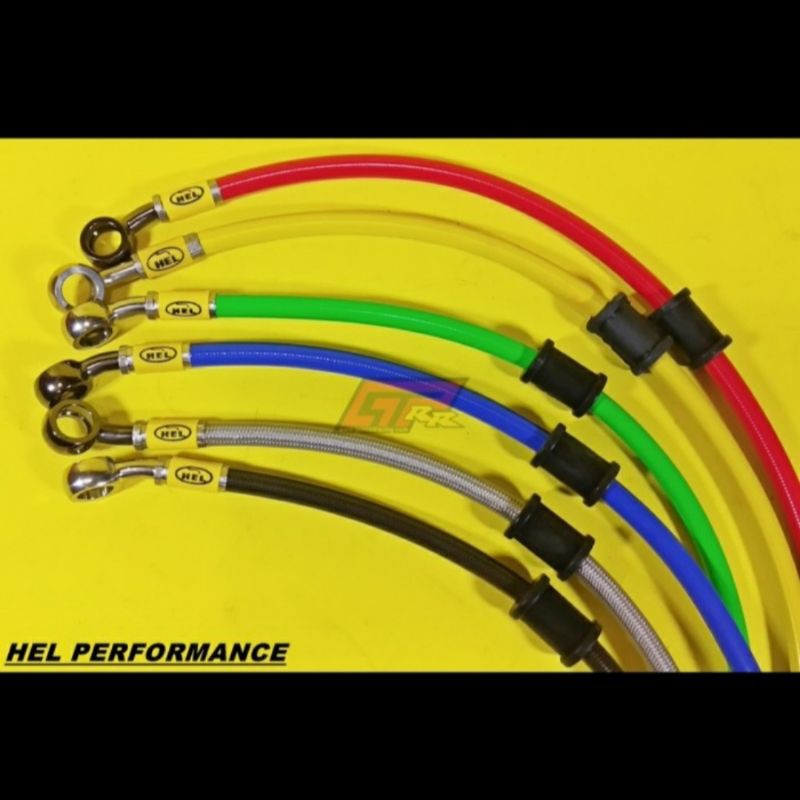 Jual Selang Rem Hel Original Universal 40cm 50cm 60cm 70cm 80cm 90cm ...