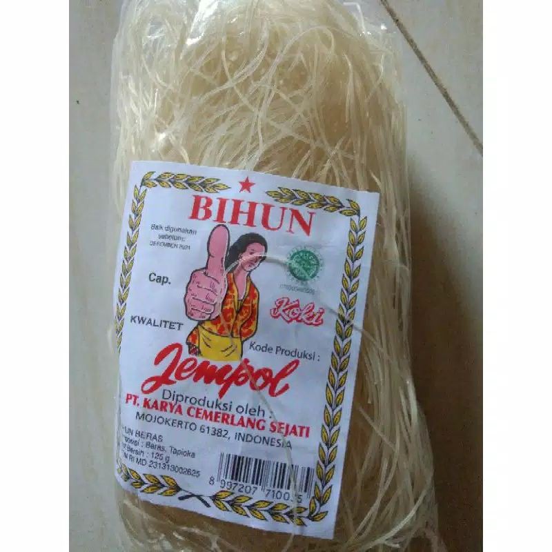 Jual BIHUN CAP JEMPOL 125G | Shopee Indonesia