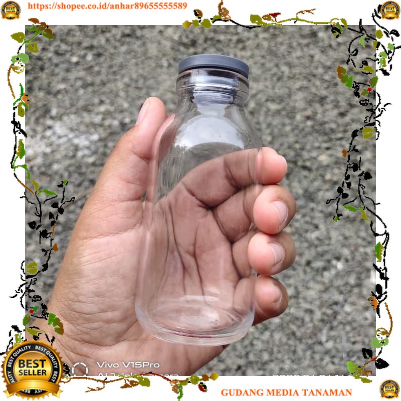Jual MEDIA Botol kaca 100ml MEDIA | Shopee Indonesia