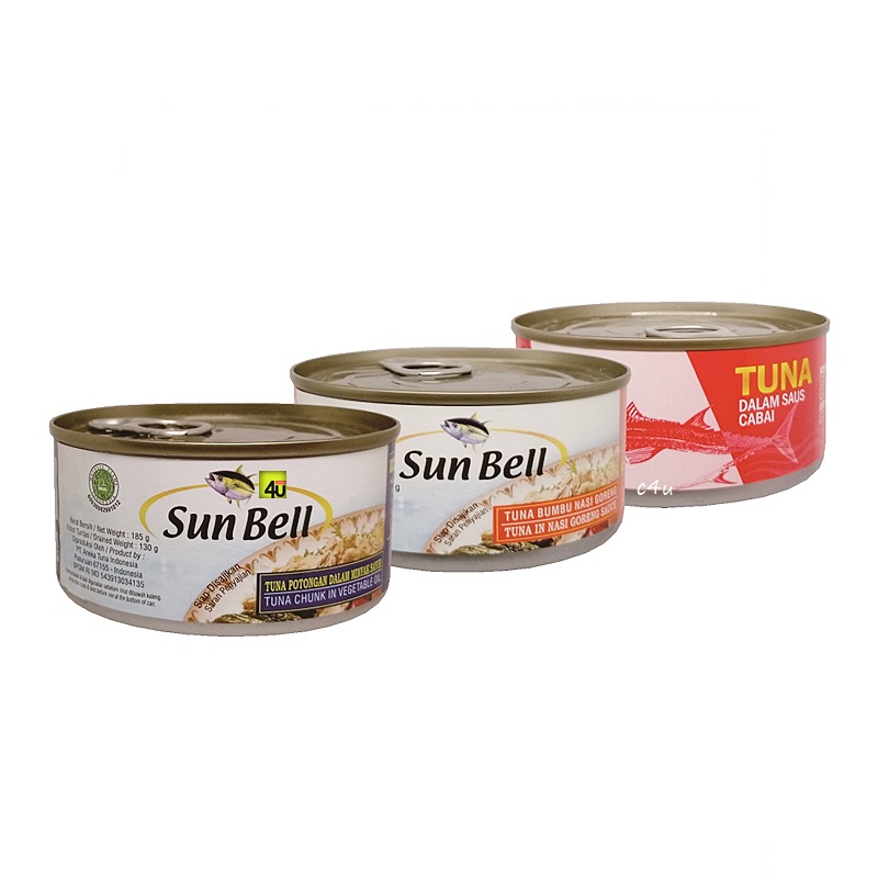 Jual Sun Bell - Tuna Olahan dalam Kaleng - 185g | Shopee Indonesia