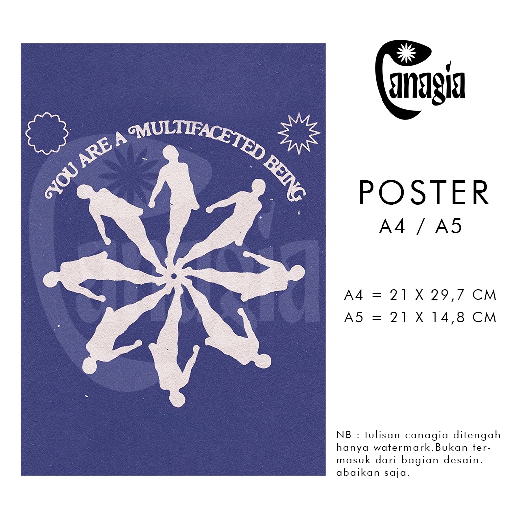 Jual POSTER DINDING/POSTER KAMAR - MULTIFACEDTED | Shopee Indonesia