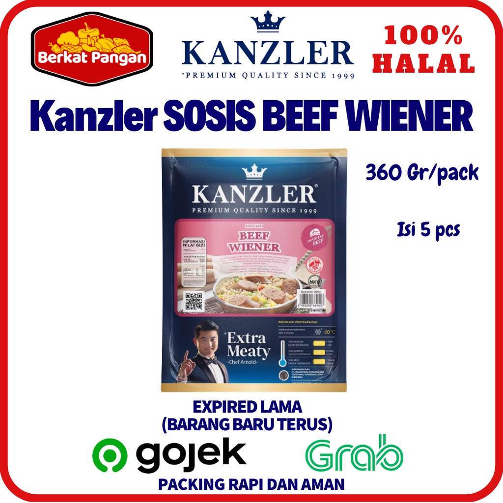 Jual Kanzler sosis Bockwurst / Beef Bratwurst/ Blackpepper / Garlic ...