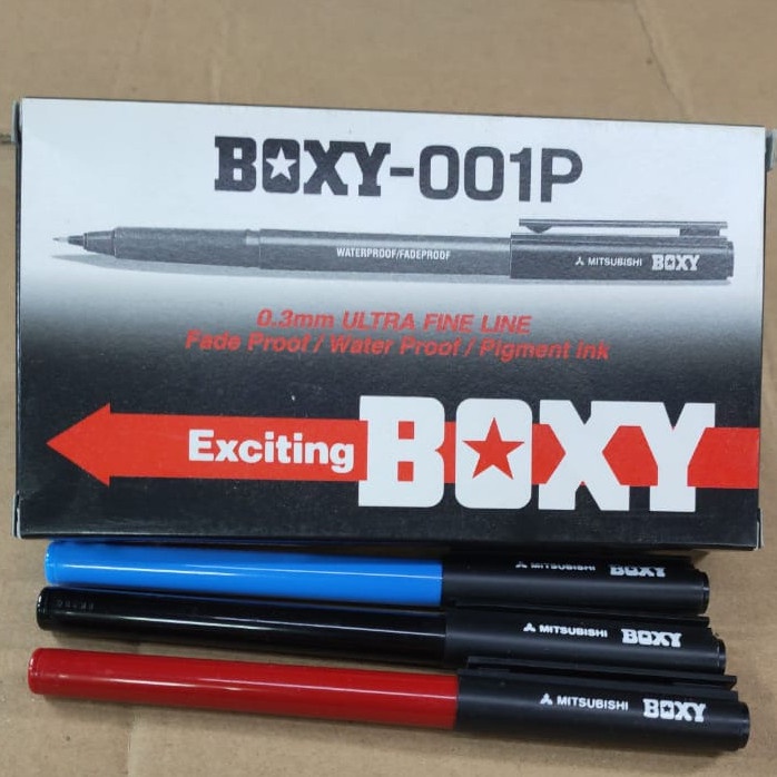 Jual Pulpen Mitsubishi Boxy-001P (1 Pak / 12 Pcs) | Shopee Indonesia
