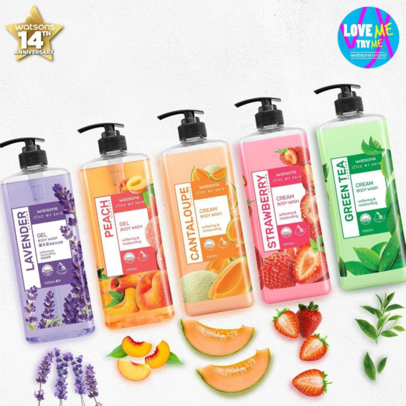 Jual WATSONS Scented Body Wash 1000 ml | Shopee Indonesia