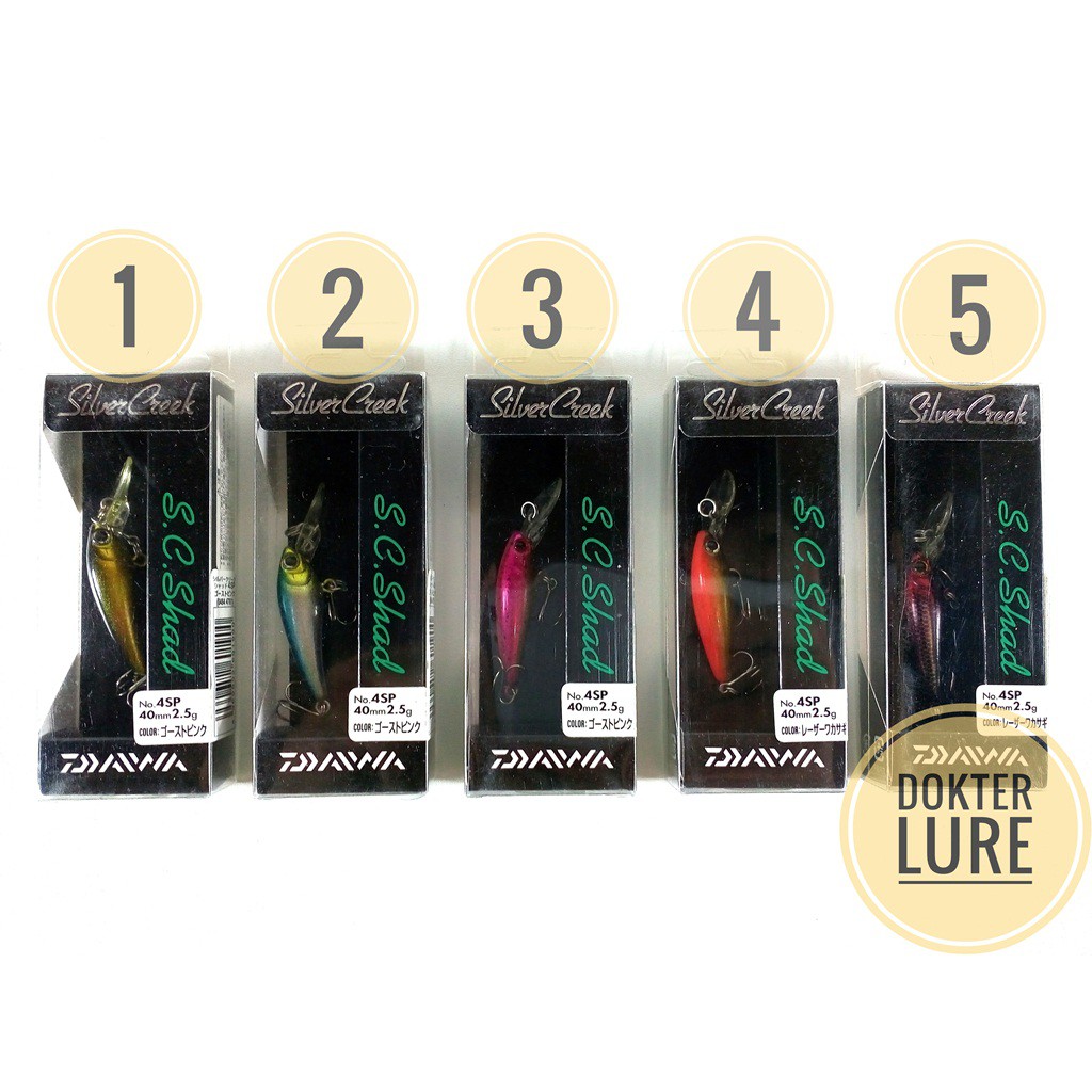 Jual LURE DAIWA Silver Creek SC Shad 2,5gr/ 4cm (Ultralight,Umpan ...