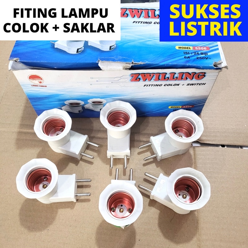 Jual FITING LAMPU COLOK SWITCH / RUMAH LAMPU COLOK DENGAN SAKLAR ON OFF ...