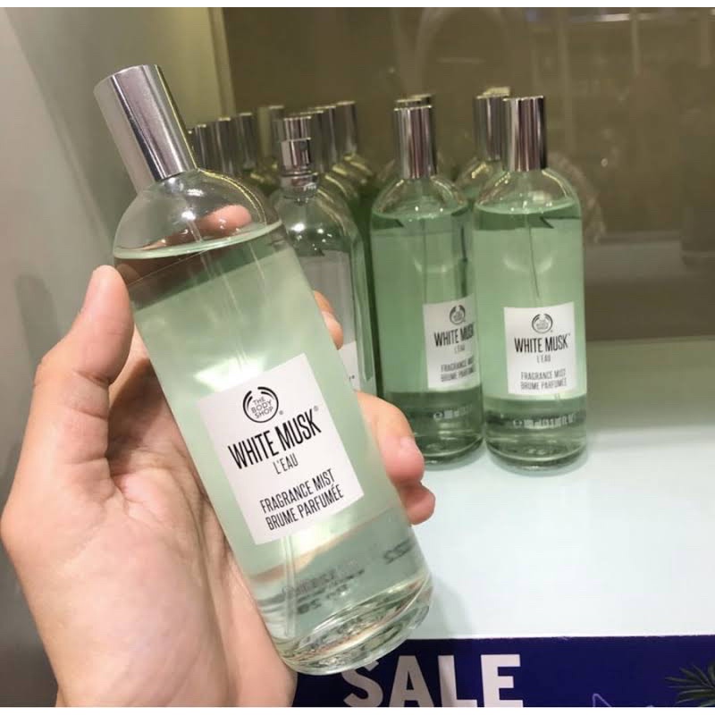 Jual The Body Shop White Musk Fragrance Mist 100ml | Shopee Indonesia
