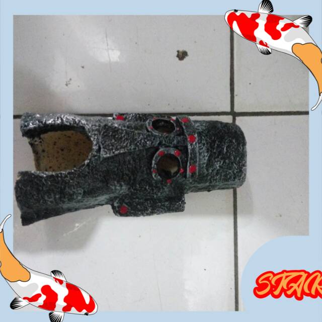 Jual aquarium ikan hiasan dasar rumah topeng patrik umpat ikan kecil ...