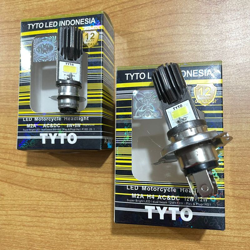 Jual Lampu depan led motor bebek matic tyto m2a h6 / tyto m2a h4 ac/dc original | Shopee Indonesia
