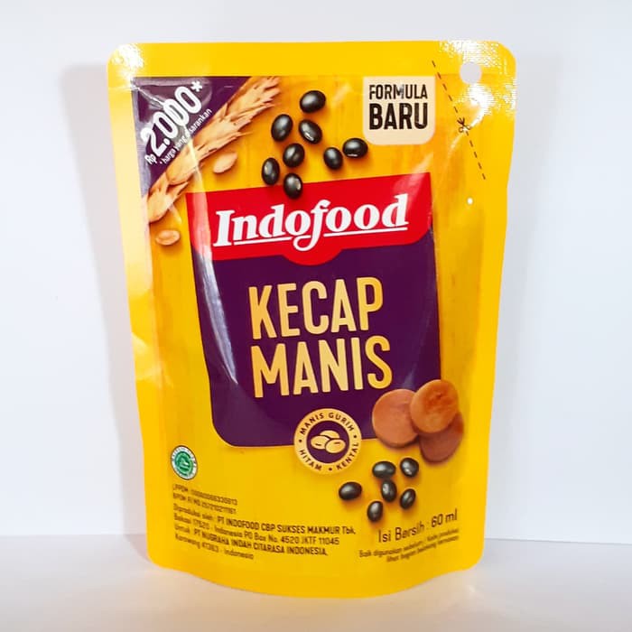 Jual Kecap Manis Indofood Pouch Refill 60 ml | Shopee Indonesia