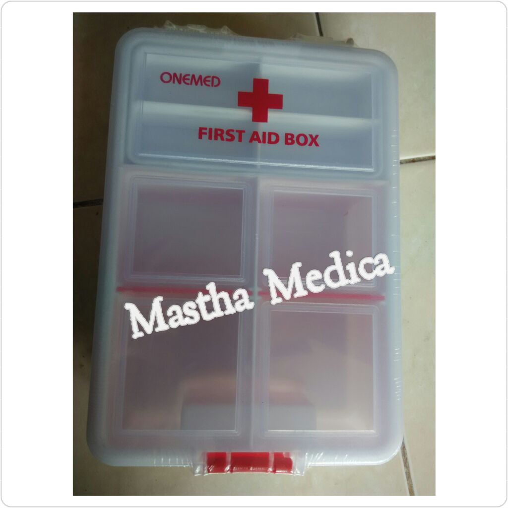 Jual Box Kotak Tempat Obat P3k PPPK KKK K3 PMI PMR Onemed Transparan ...