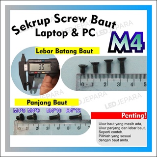 Jual Screw Laptop Asus Baut Casing Laptop Lenovo Sekrup Hardisk Baud ...