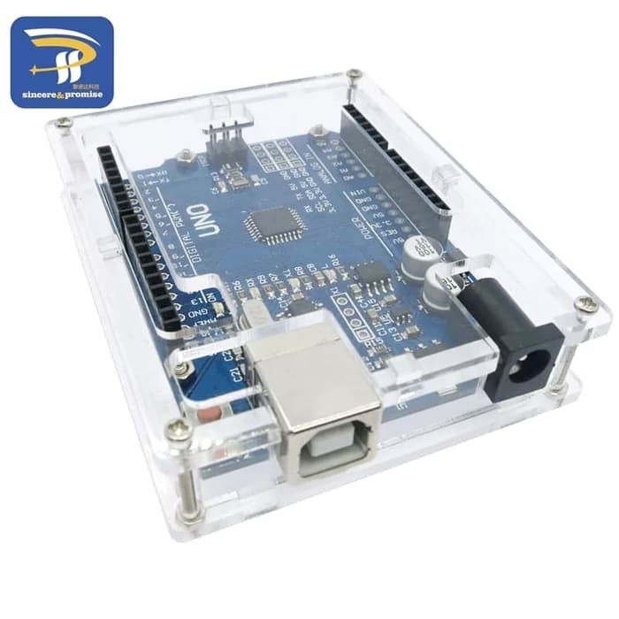 Jual Uno Acrylic Box Enclosure for Arduino Uno R3 Support Uno DIP & SMD ...