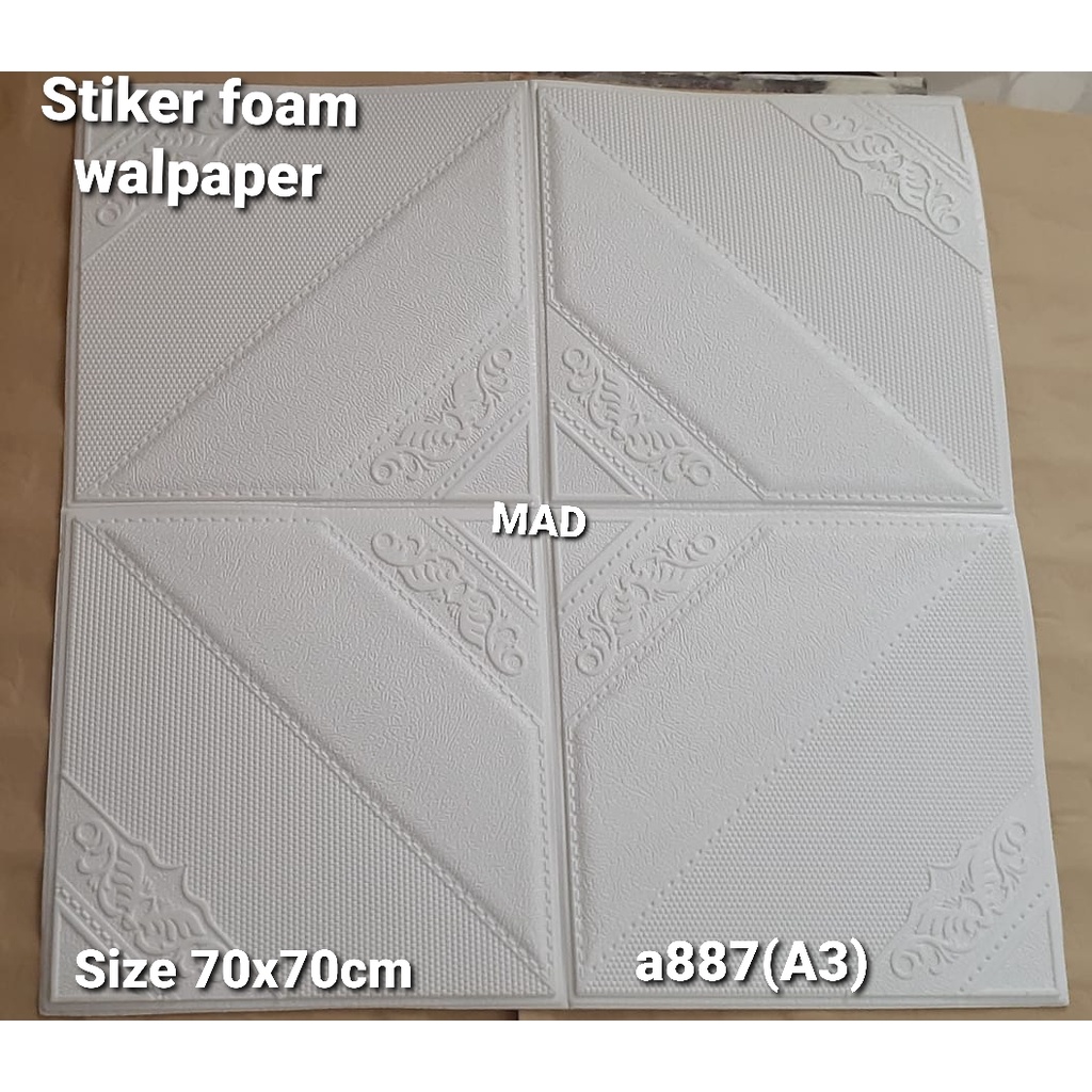 Jual Stiker Wallpaper Foam A3 Mtf Atap Plafon Termurah Surabaya