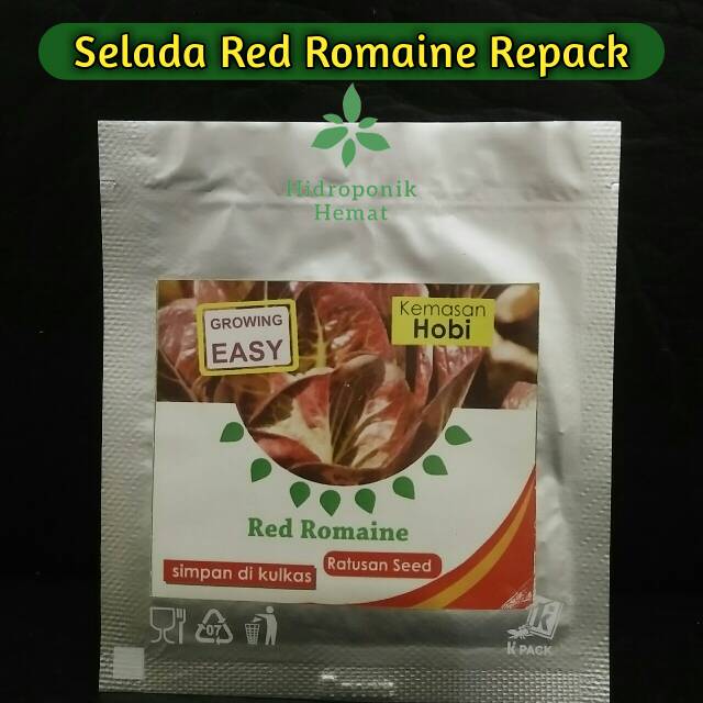 Jual Benih Selada Red Romaine kemasan Repack | Shopee Indonesia