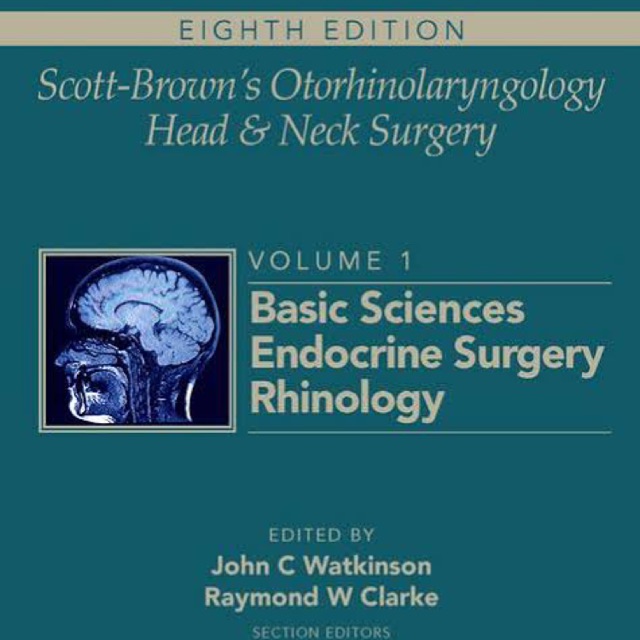 Jual Scott Brown Otorhinolaryngology volume 1 8th Edition 2019 | Shopee ...