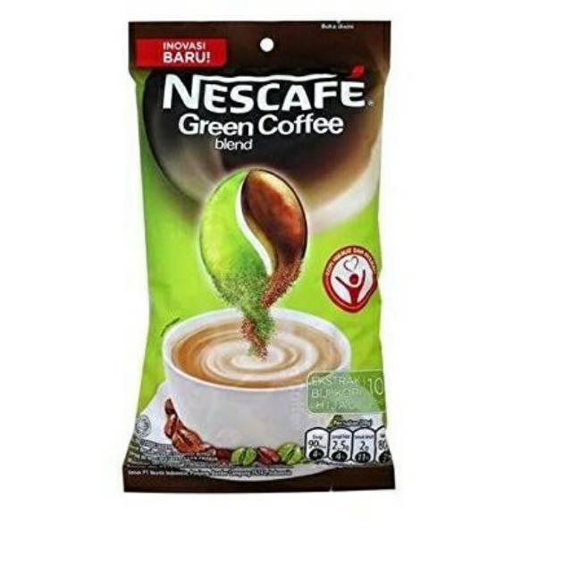 Jual Nescafe Green Coffee Blend isi 10 sachet | Shopee Indonesia