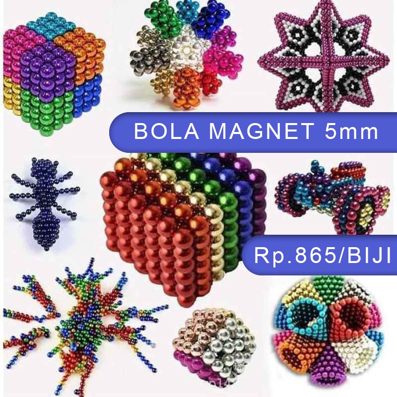 Jual BOLA MAGNET 5MM isi 8pc | Shopee Indonesia