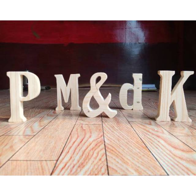 Jual Huruf kayu timbul 10cm | Shopee Indonesia