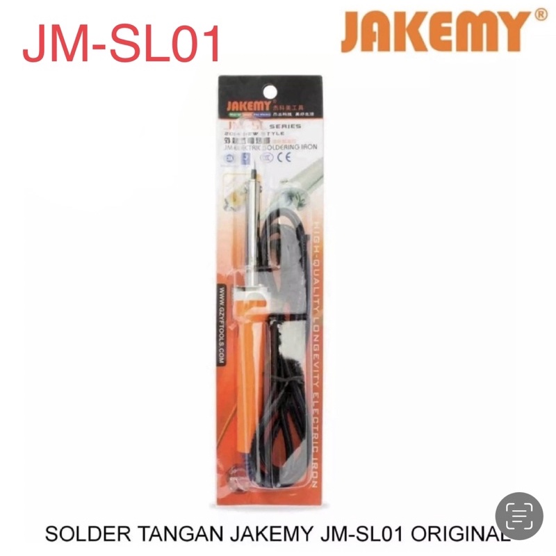 Jual JAKEMY JM-SL01 30W Solder Tangan Electric Soldering Iron ...