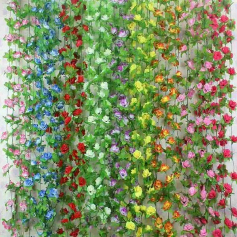 Jual Daun rambat bunga artificial daun artificial 1&2 meter murah ...